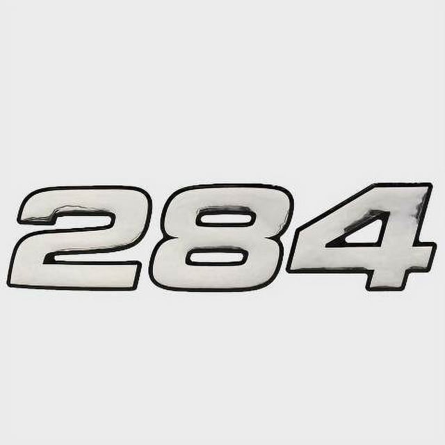 Mako Boat Raised Decal Emblem 161024 | 284 Silver Vinyl - Walmart.com