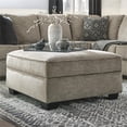 Signature Design by Ashley Modern Farmhouse Bovarian Ottoman with ...