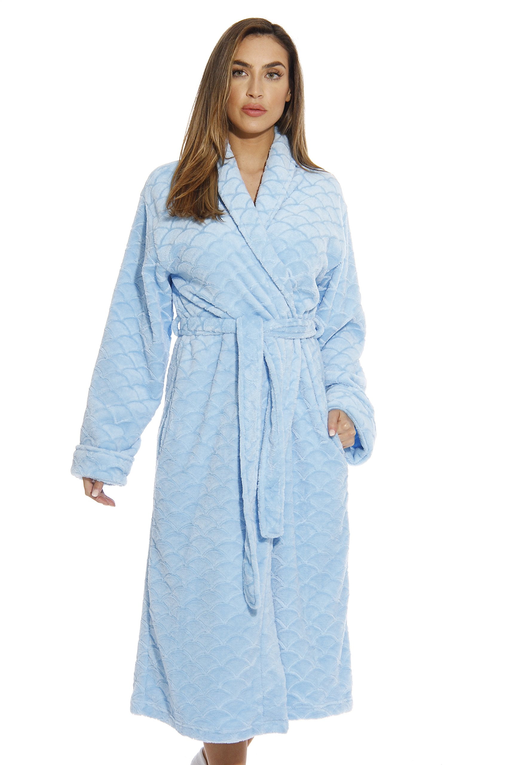 Just Love Just Love Kimono Robe Bath Robes For Women Light Blue X