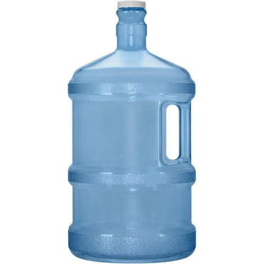 5 Gallon BPA FREE PET Plastic Reusable Water Bottle Container Jug (Made ...