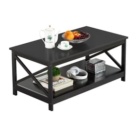 Meridian Furniture Doma Round Matte Black Metal Coffee Table with Glass ...