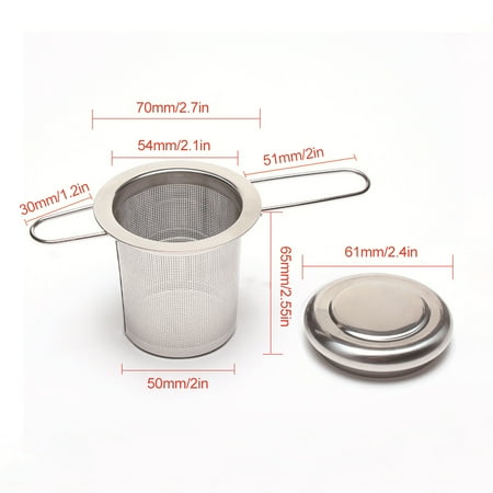 Tea Infuser Stainless Steel Steeper Stainless Steel Strainer Filter ...