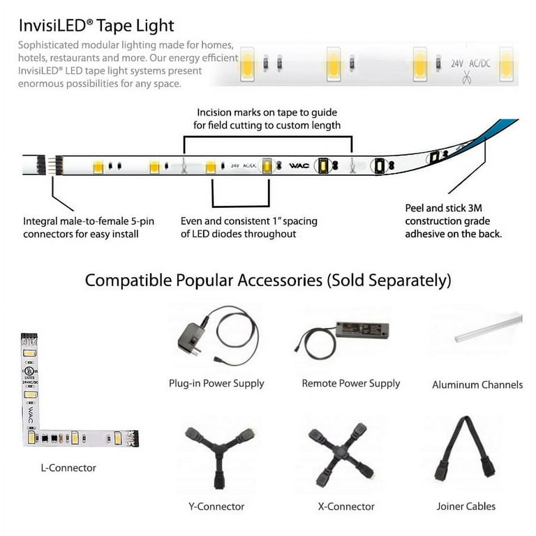 How To Install Wac Under Cabinet Tape Lighting | Shelly Lighting