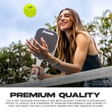 Franklin Sports X-40 Outdoor Pickleballs - Official Size - Optic - 36 ...