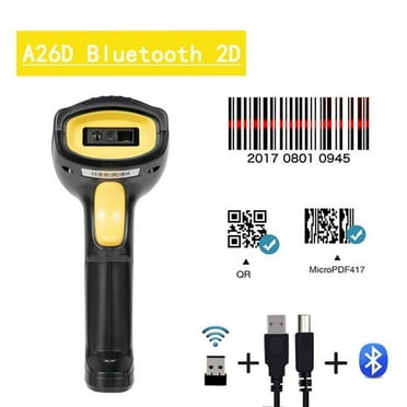 Tera 1D 2D QR Barcode Scanner Wireless with Battery Level Indicator ...