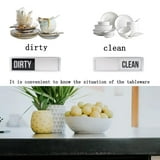 Yiokii Fny Clean Dirty Dishwasher Magnet,iversal Kitchen Flip Sign ...