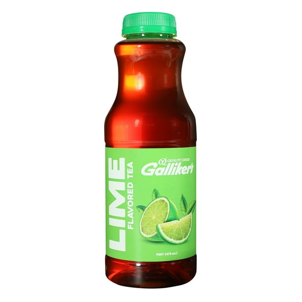 Galliker's Lime Tea Pint - Flavored Black Tea - Walmart.com