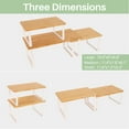 Cabinet Shelf Organizer, Kitchen Counter Shelves Riser, Cupboard Rack ...