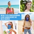 GIRACOA 8 PCS Neck Gaiter Bandana for Men & Women, Magic Face Mask ...