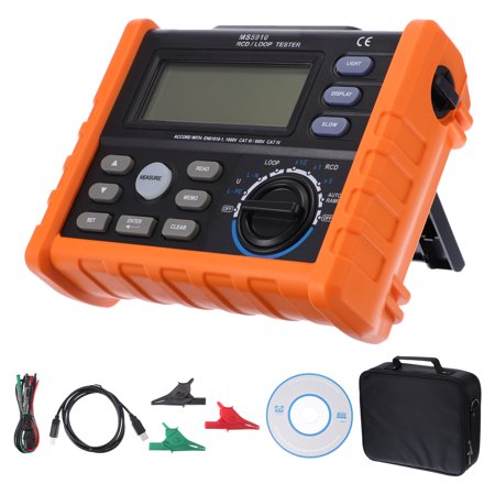 MS5910 Digital Resistance Tester with 6000 Counts Data Retention ...