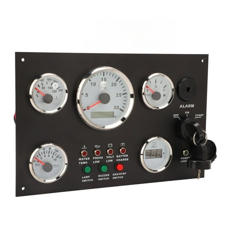 Engine Instrument Board, Boat Instrument Panel Remaining Oil Volume ...