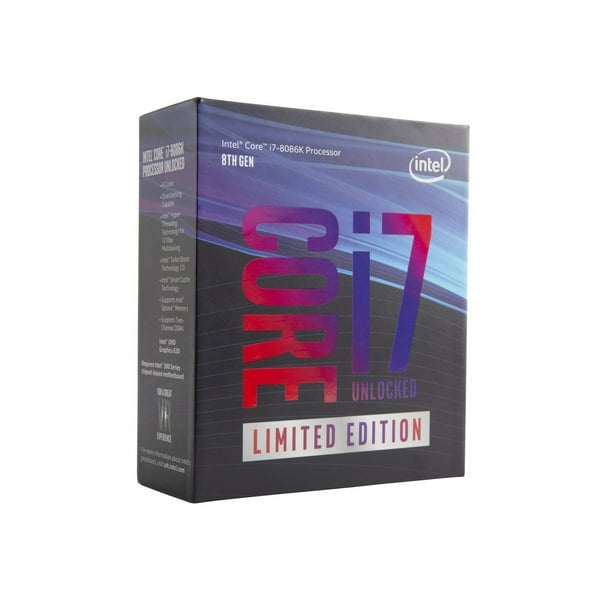 Intel 8th Generation Limited Edition Intel Core i7 Processors i7-8086K ...