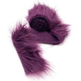 Shaggy Mohair Faux Fur Fabric Strips Ribbon, Pre Cut Roll, 2" Wide by ...