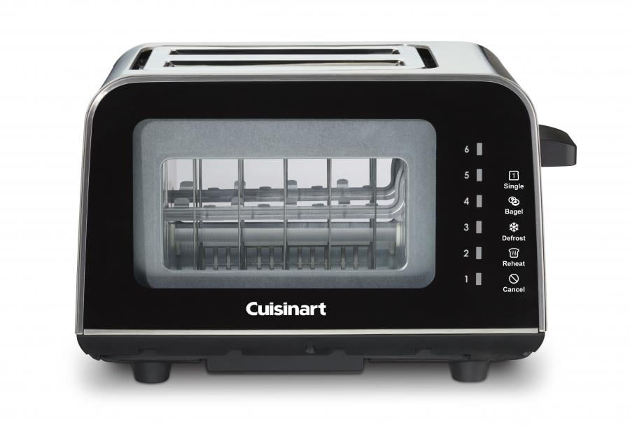 Cuisinart ViewPro Glass 2-Slice Toaster, Black - Walmart.com