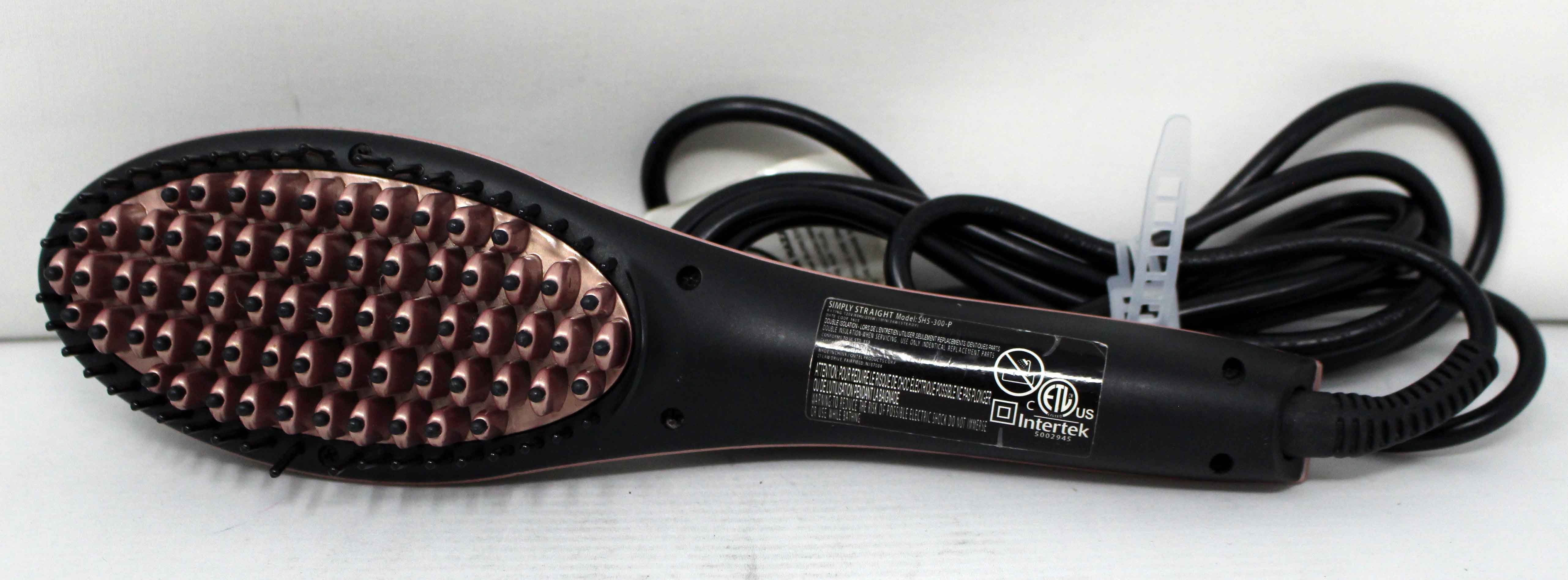 Simply Straight Professional Ceramic Straightening Brush - Walmart.com