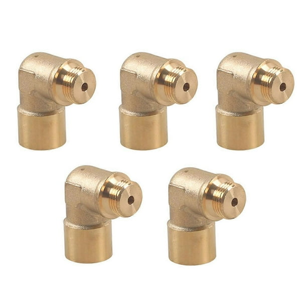 5PCS M18x1.5 90 Degree Car Oxygen Sensor Extender Brass Oxygen Sensor ...