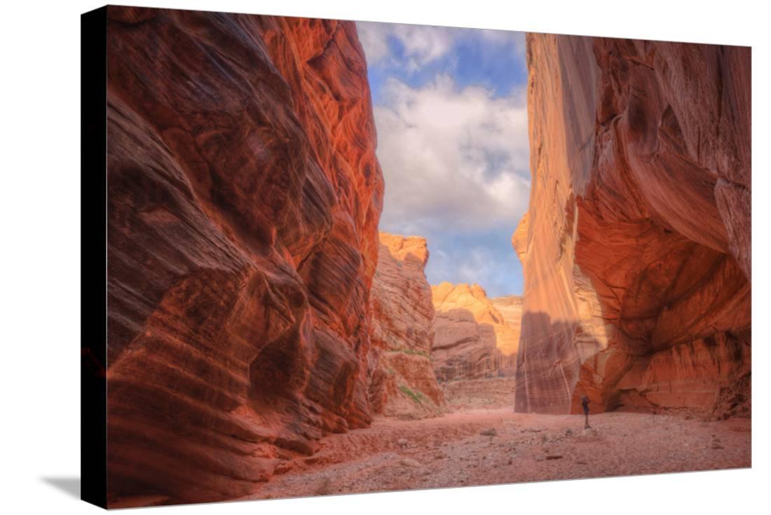 Inside Buckskin Gulch, Southern Utah, Scenic Stretched Canvas Wall Art ...