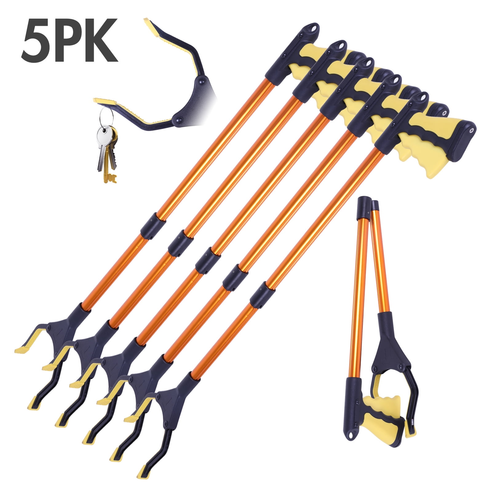 5pcs Grabber Reaching Tool Industrial Grabber Tool Heavy Duty Pick Up ...