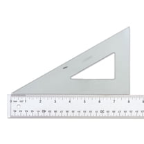 WESTCOTT 030756 Transparent Triangular Polystyrene Ruler, 8 In. 30 And ...