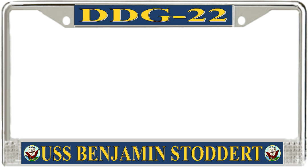 USS Benjamin Stoddert DDG-22 License Plate Frame - Walmart.com