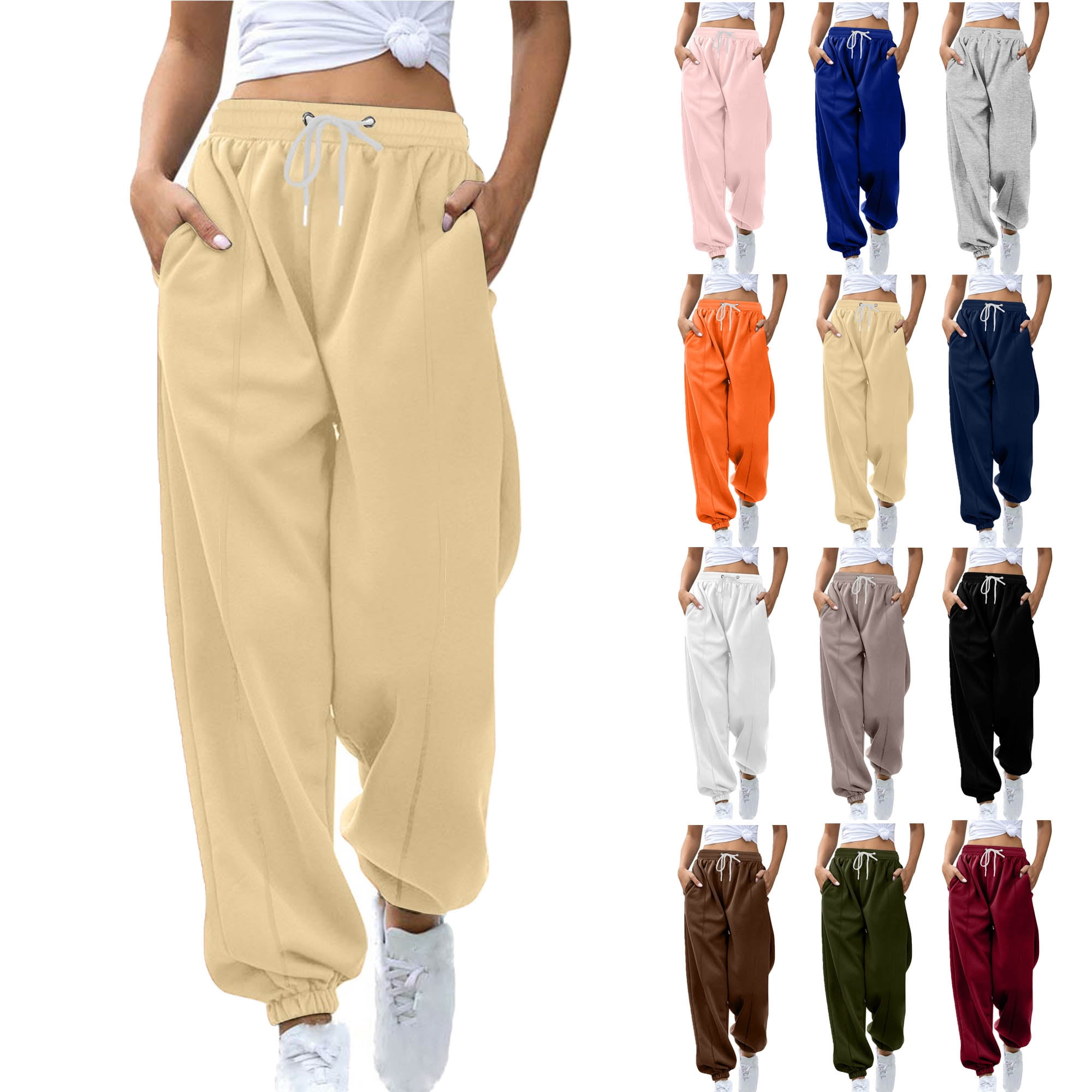 Click here for Sweatpants For Women Travel Pants With Pockets Ndb... prices