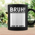 Bruh Its My Last Day Of School Sign My Students Boys Coffee Mugs ...