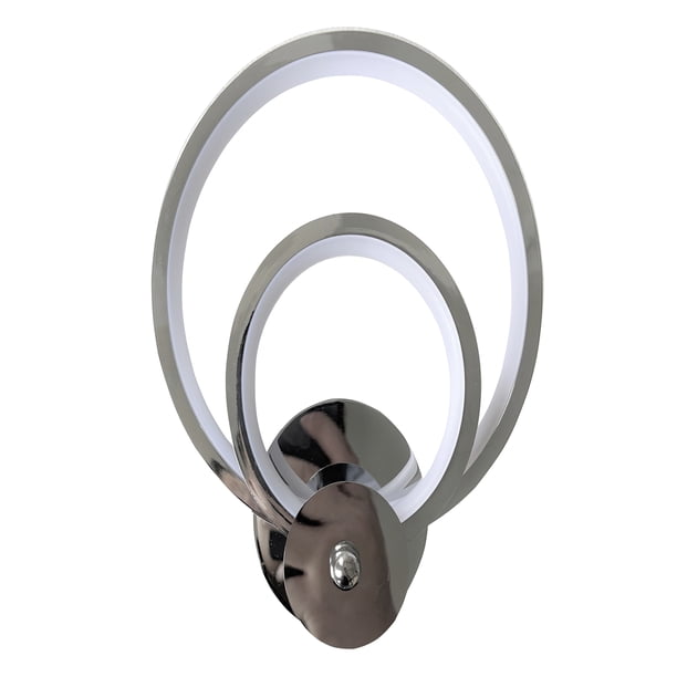 Lampara De Pared Arbotante LED Modelo MOON Cromo Luxica Lighting 6148 C ...