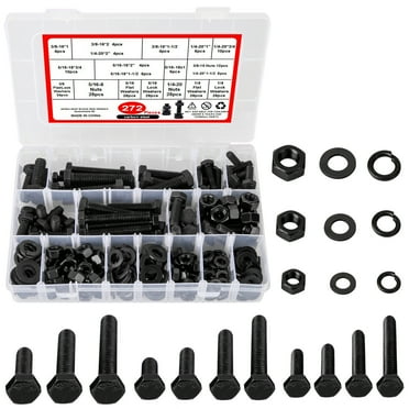 347 Pc. Metric Nut And Bolt Hardware Kit - Walmart.com