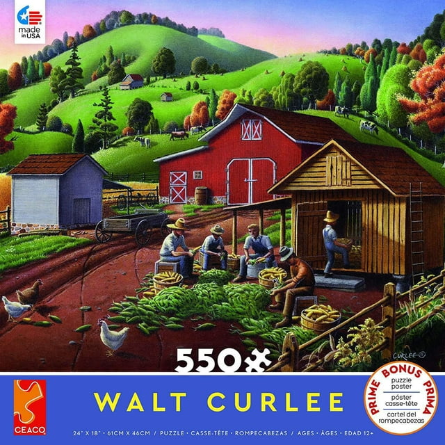 Ceaco: Walt Curlee - Corn Shuckers Jigsaw Puzzle (550 pc) - Walmart.ca