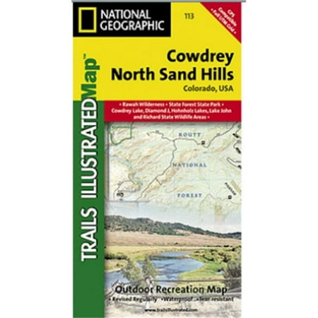 National Geographic TI00000113 Map Of Cowdrey - Colorado | Walmart Canada