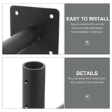 Universal Weathervane Roof Mount Bracket Wind Tv Stand Flagpole Holder ...