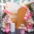 7.2FT Arch Backdrop Covers, Orange White Ombre Wedding Arch Cover ...