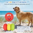 Dog Squeaky Toys Fun Facial Expression Latex Squeaky Dog Balls Large ...
