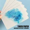 100Pcs Professional Watercolor Paper Sheet 300GSM Cotton Pulp Paper For ...