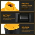 2 Packs 5.5Ah Replacement Battery Compatible with 18V Battery DC9096 ...