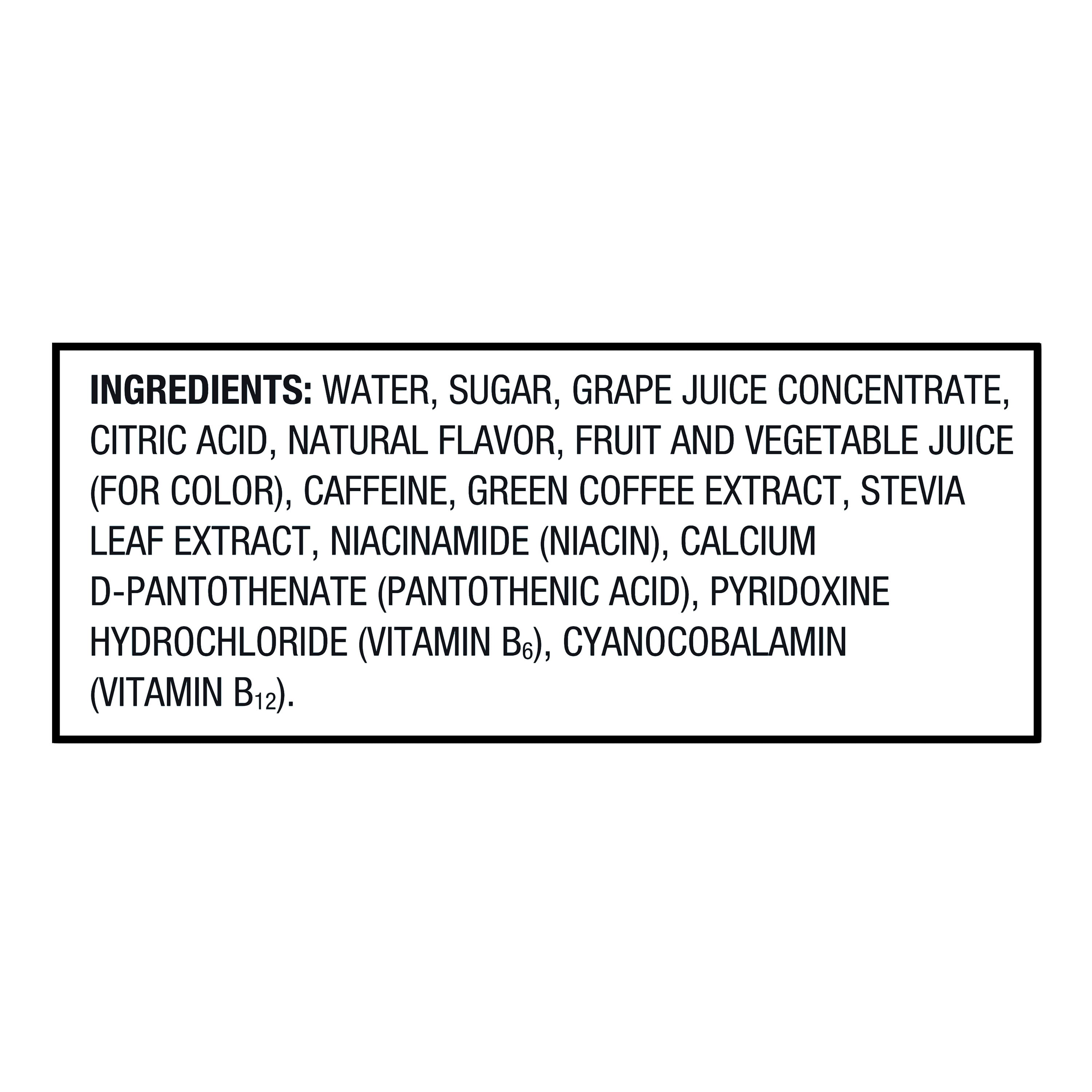 Buy Great Value Blueberry Acai Energy Juice Drink, 10 fl oz, 6 Pack ...