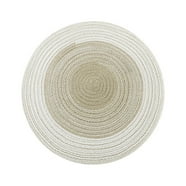 SPRING PARK Round Paper Fiber Woven Place Mats/Dining Mat/Decoration ...