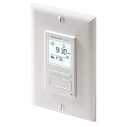 Honeywell Home RPLS740B1008 Econoswitch 7-Day Programmable Light Switch ...