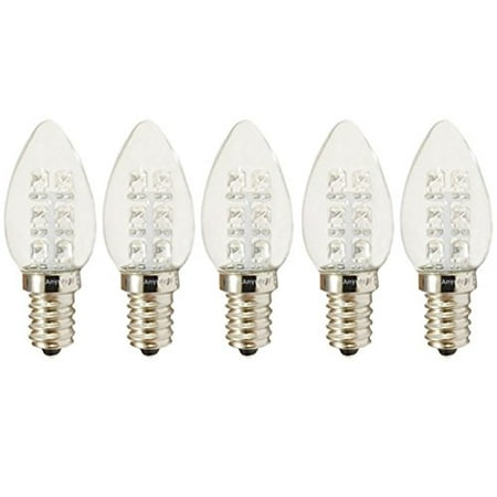 Anyray (5)-Bulbs LED Night Light C7 ( 4W 5W 7W Replacement) E12 ...