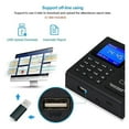 Time Attendance Machine Fingerprint Password Time Clock For Employee With Finger Scan, RFID And ...