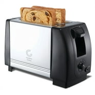 Complete Cuisine 4 Slice Family Size Toaster, Stainless Steel - Walmart.com