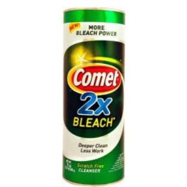 Comet Cleaning Powder with Bleach, 25oz, Pack of 4, Deodorizes and ...