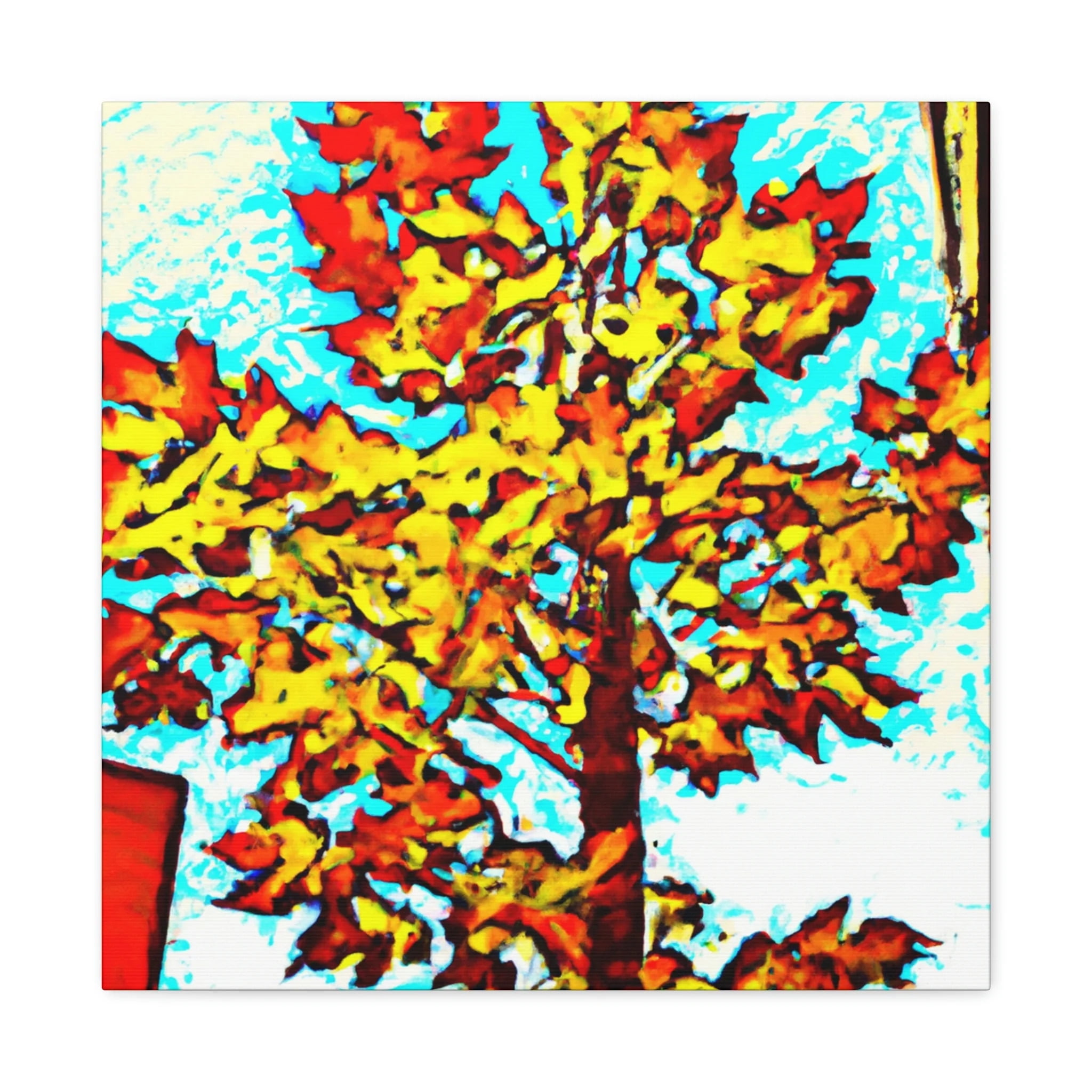 Maple Tree Pop Art - Canvas - Walmart.com