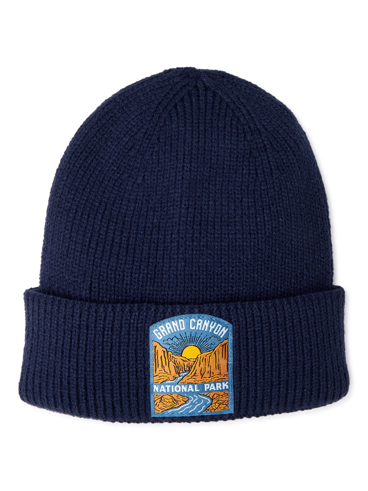 National Park Grand Canyon Cuffed Knit Beanie with Woven Patch ...