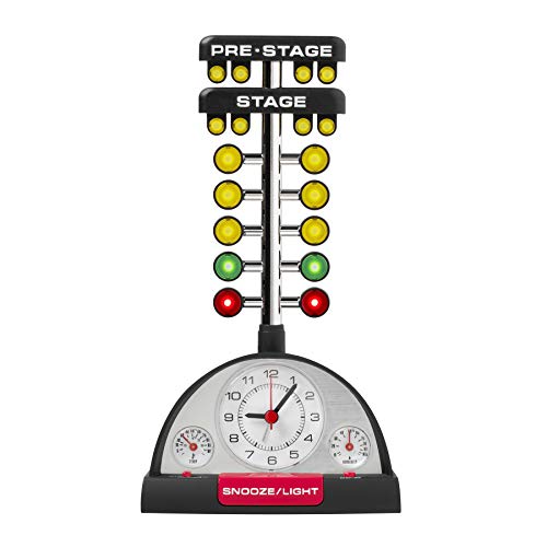 Drag Racing Starting Lights Bedside Tabletop Alarm Clock with ...