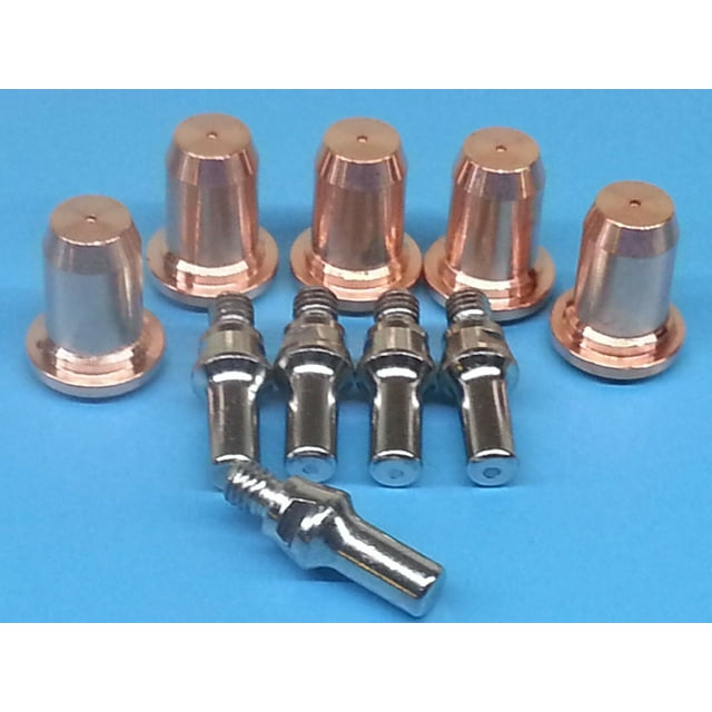 10pc x Plasma Cutter Drag Tips + Electrodes For Harbor Freight 62204 ...
