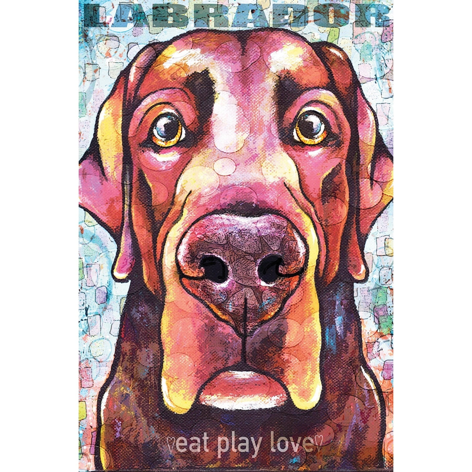 Black Lab Pop Art