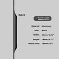 5 Pack Finger Pulls for Cabinets Streamlined Long Concealed Handle Home ...
