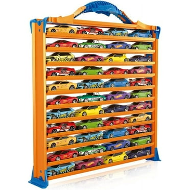 Hot Wheels 48-Car Storage Case: Easy Grip, Toy Car Organizer, Holding ...