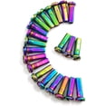 Bicycle Nipples Rainbow Brass Round Head 14G 2.0 14mm Spoke for ...